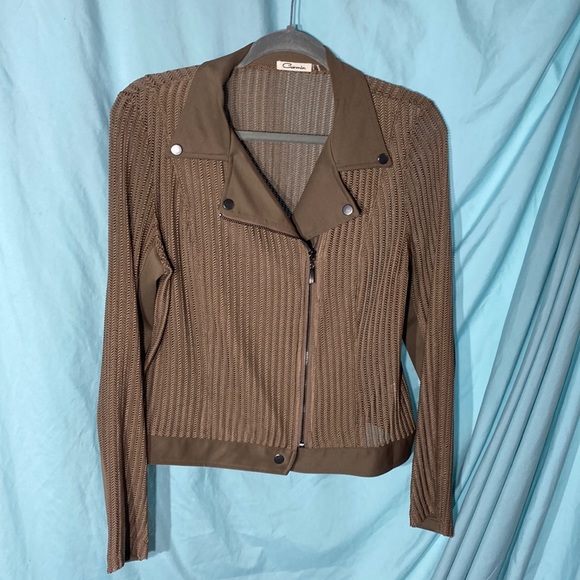 Carmin | Jackets & Coats | Vintage Brown Jacket Size L | Poshmark